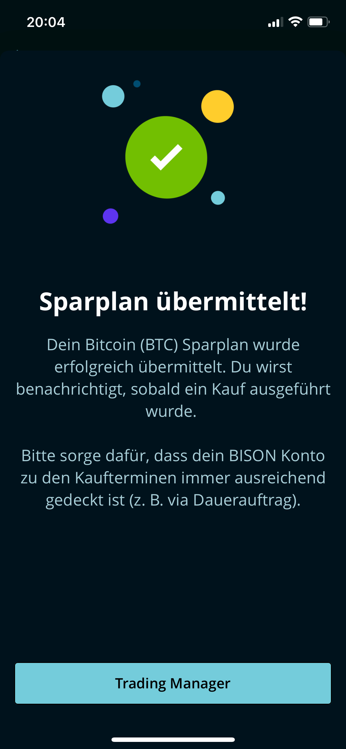 Bitcoin Sparplan anlegen mit BISON App » bitcoin-kompendium.de